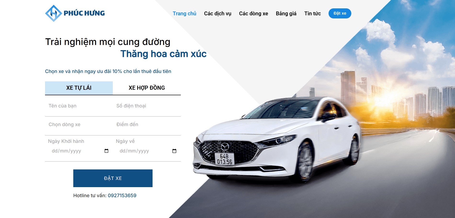 Các dòng xe - NHÀ XE PHÚC HƯNG